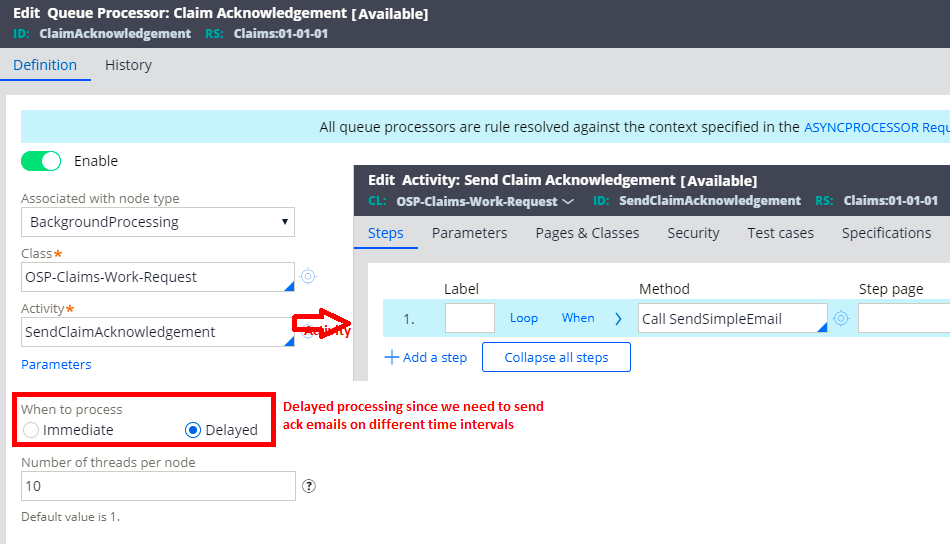 Queue Processor Its Configuration Usage Execution Onestoppega